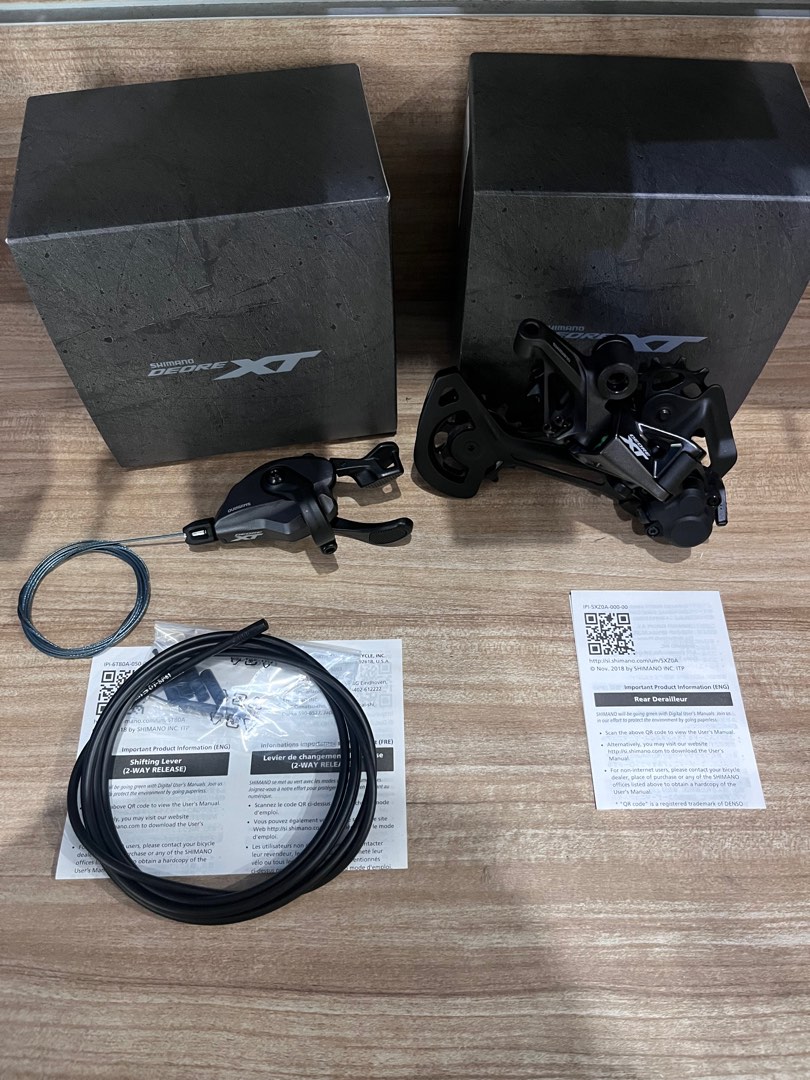 *BUNDLE* Shimano XT M8100 Shifter + Rear Derailleur, Sports Equipment, Bicycles & Parts, Parts ...