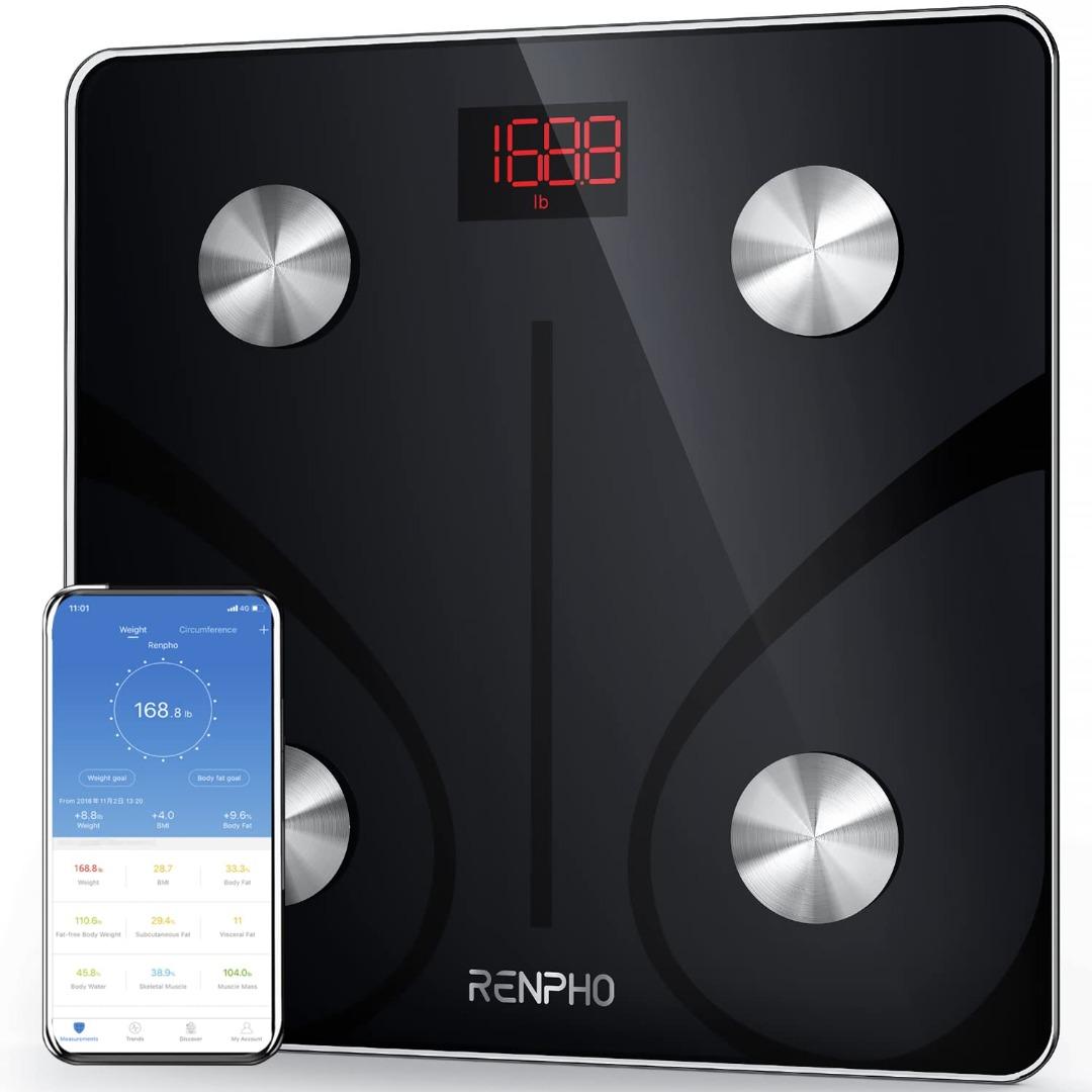 [C3865] RENPHO Smart Scale for Body Weight, Digital Bathroom Scale BMI ...