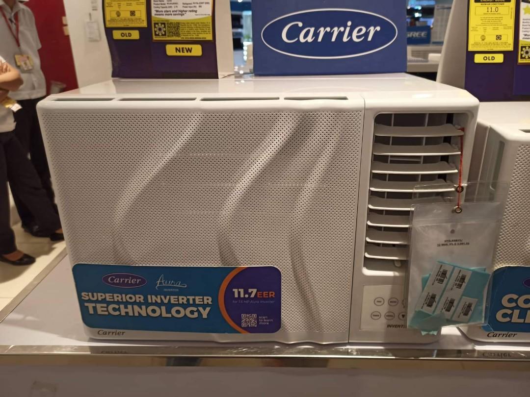 CARRIER WINDOW TYPE INVERTER, TV & Home Appliances, Air Conditioning ...