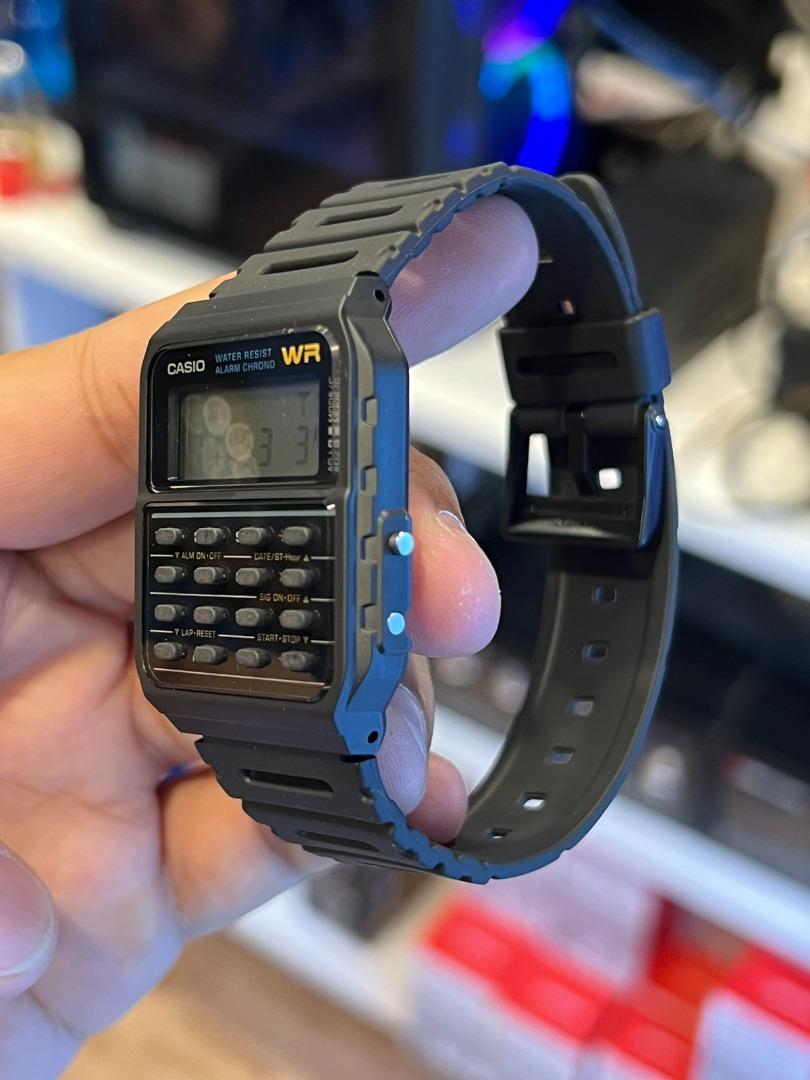 CASIO Calculator Digital Resin Band Unisex Watch CA53W-1, Men's Fashion ...