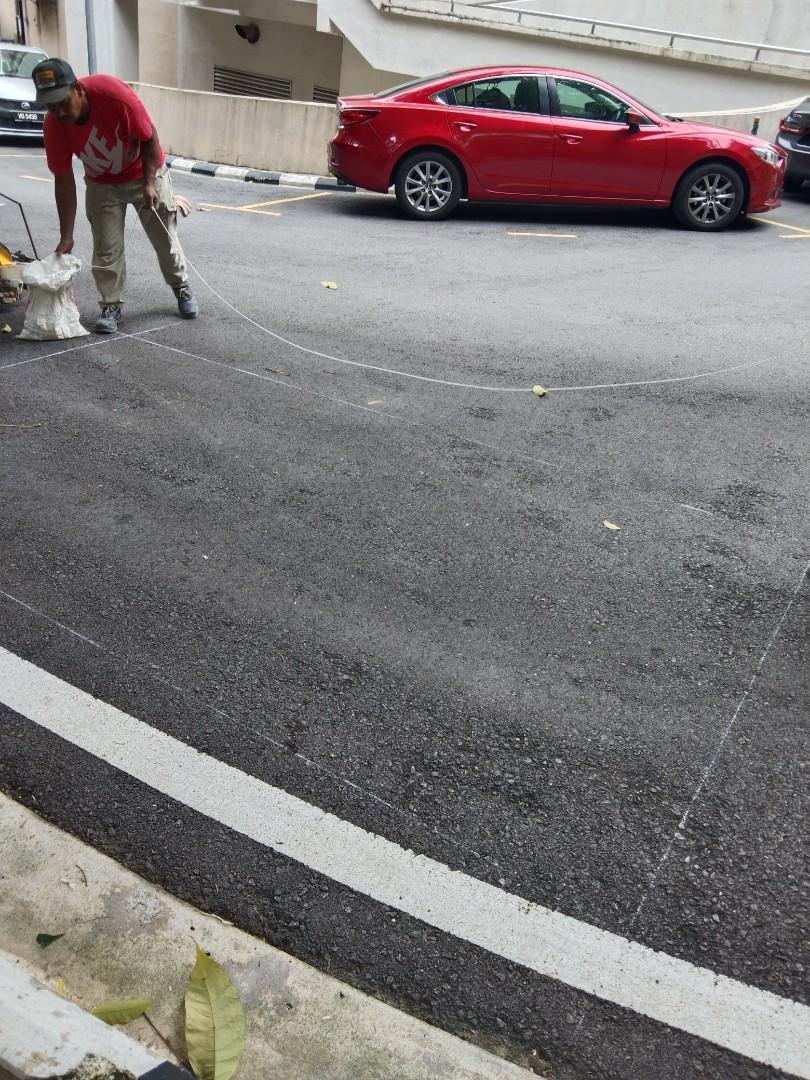 CAT JALAN CAT PARKING TERAS SEPADU ENGINEERING & CONSTRUCTION CAT ...
