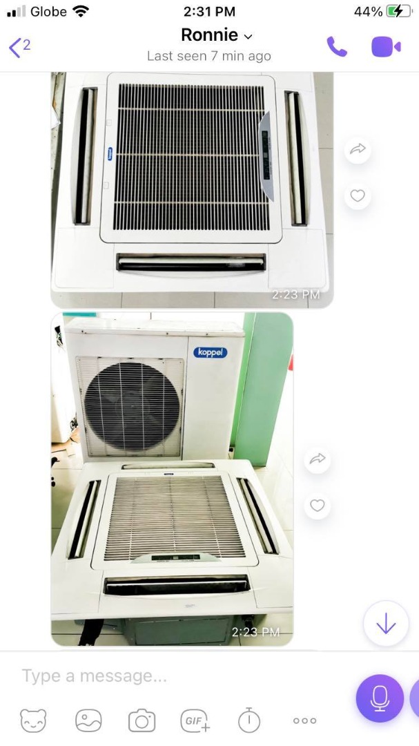 Ceiling Aircon 3 Units, TV & Home Appliances, Air Conditioning and ...