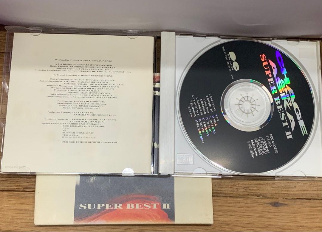 Original Chage and Aska Super Best II - original CD produced by Pony Canyon Japan, Hobbies ...