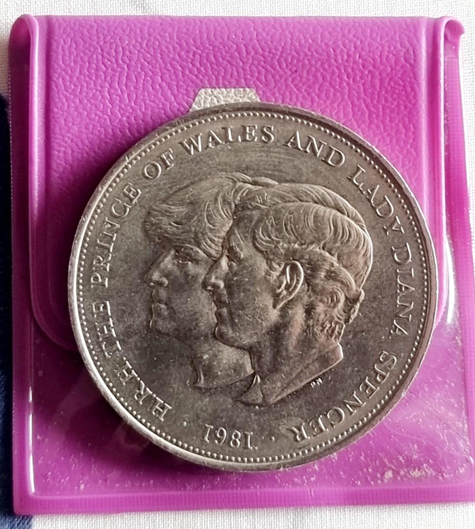 Charles & Diana Wedding Commemorative Coin, Hobbies & Toys, Memorabilia ...
