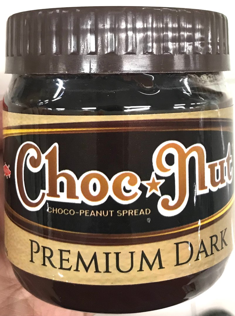 Chocnut Premium Dark Choco Peanut Spread 330g, Food & Drinks, Packaged ...