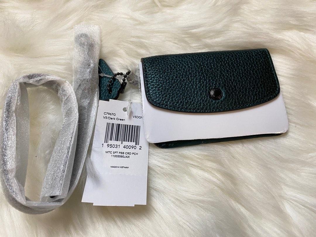 Coach Card Pouch, Women's Fashion, Bags & Wallets, Wallets & Card ...