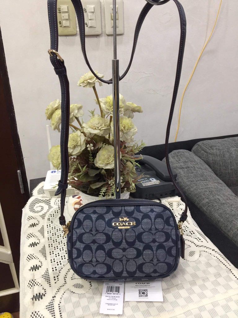 Coach denim camera bag, Women's Fashion, Bags & Wallets, Cross-body ...