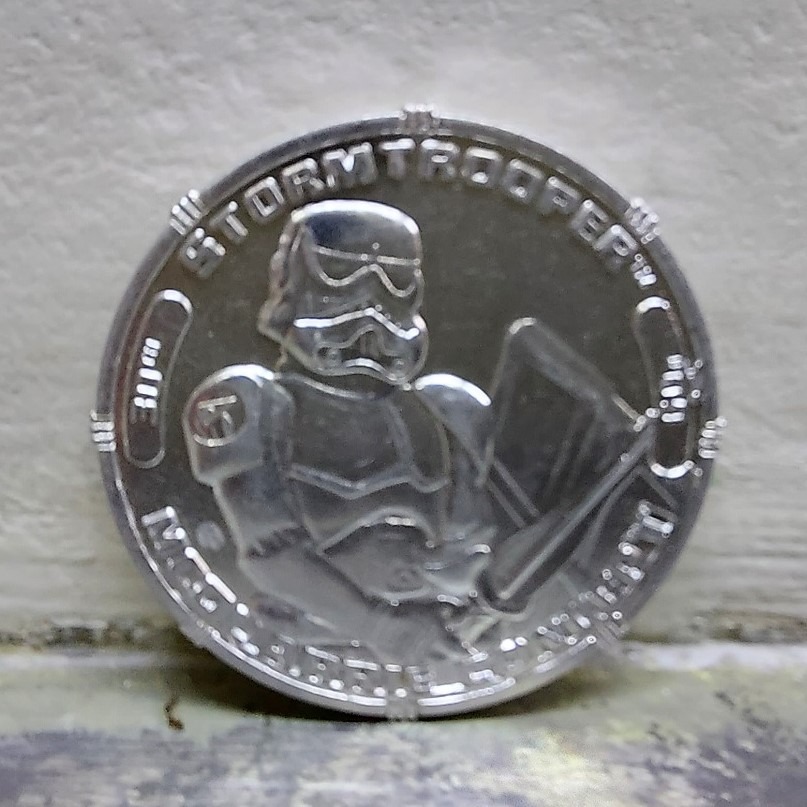 CONCEPT STORMTROOPER COMMEMORATIVE COIN - Star Wars 30th Anniversary ...