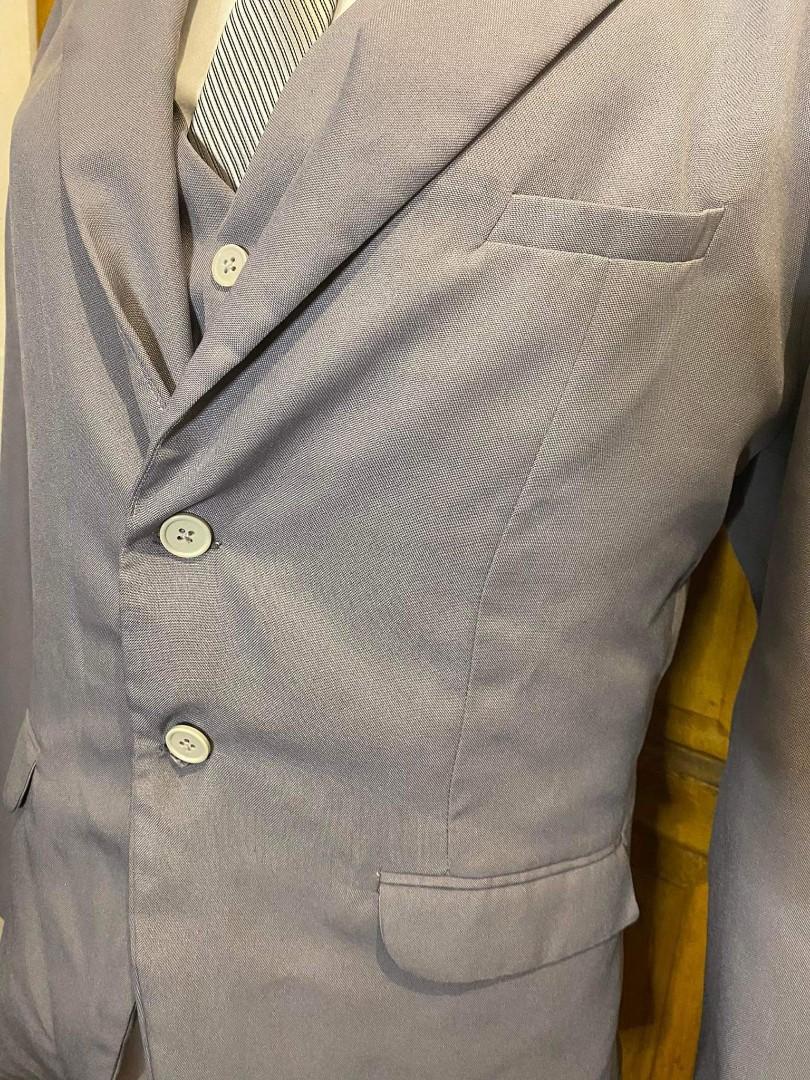 Complete Set Suit, Men's Fashion, Coats, Jackets and Outerwear on Carousell