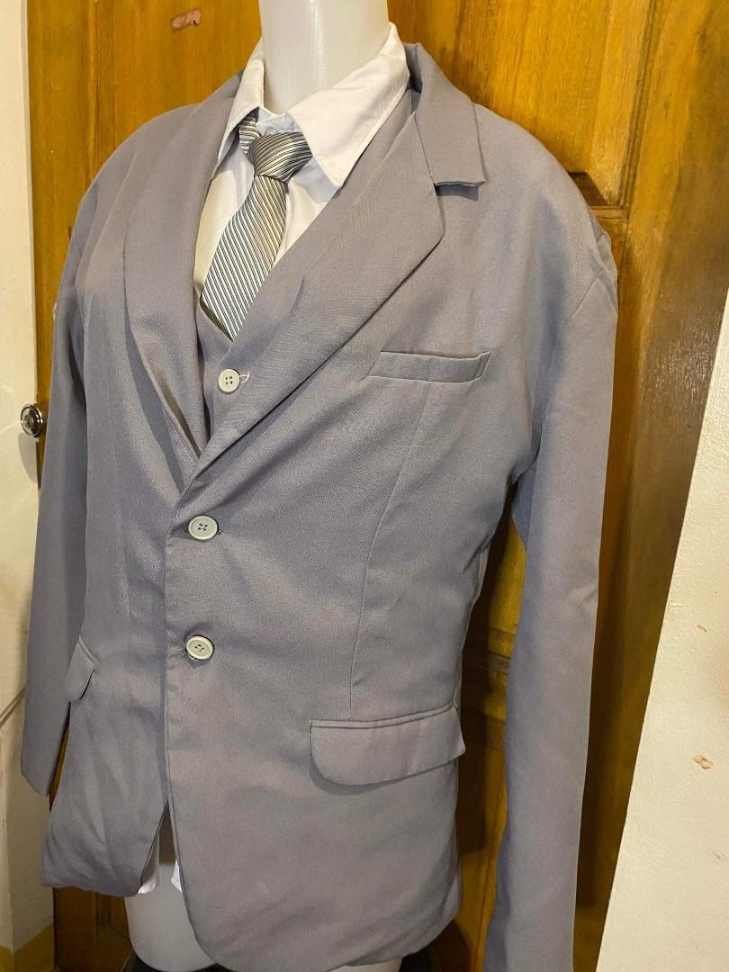 Complete Set Suit, Men's Fashion, Coats, Jackets and Outerwear on Carousell