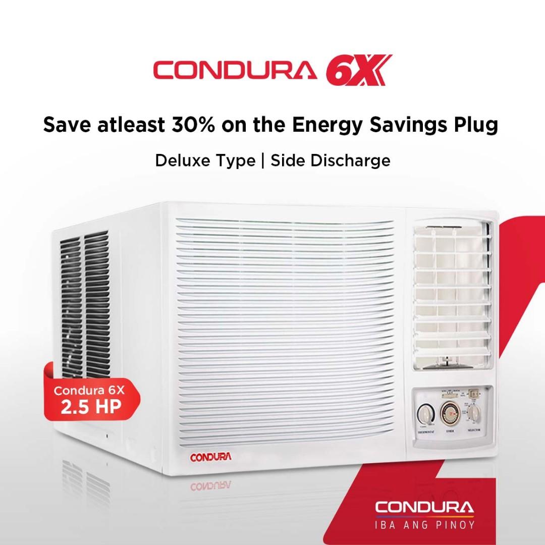 CONDURA WINDOW TYPE AIRCON (MANUAL /REMOTE /INVERTER TYPE), TV & Home ...