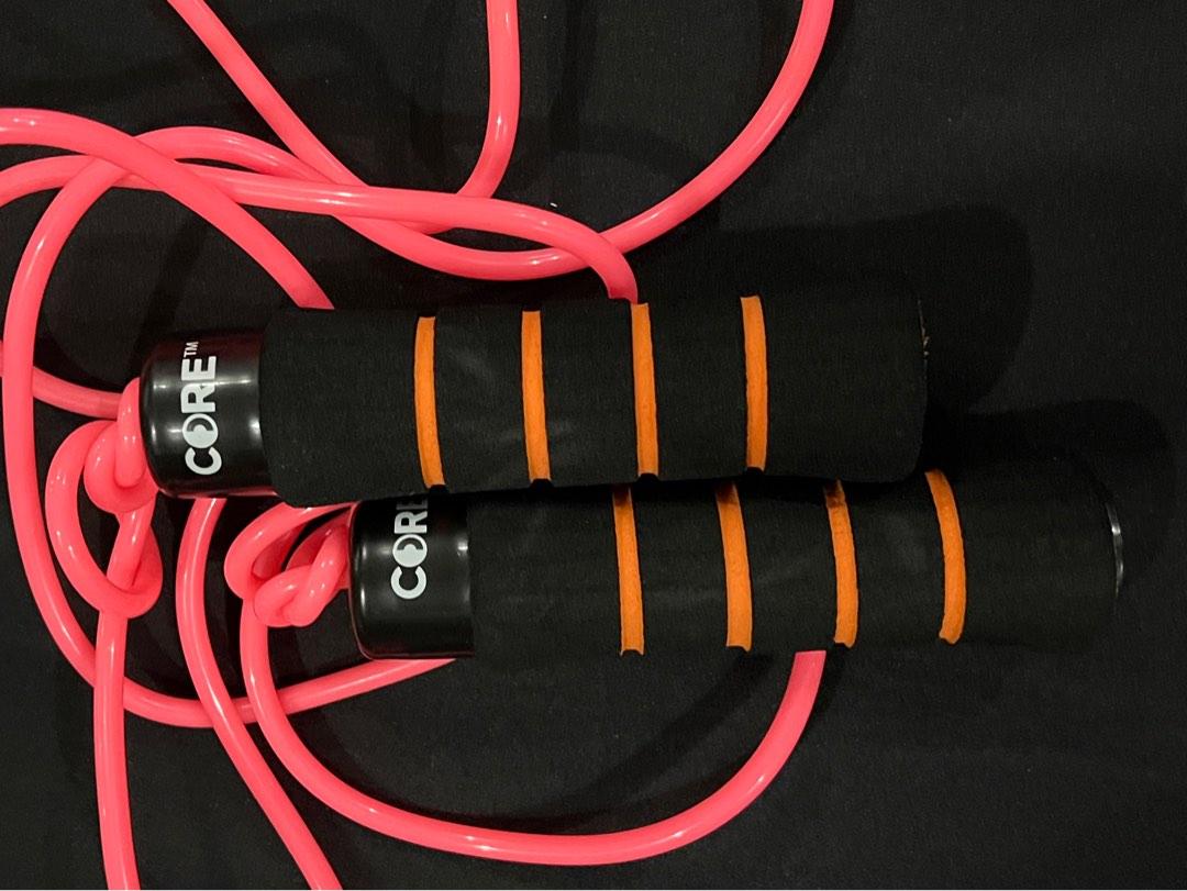 Core Jumprope with Foam Handle (Neon Pink), Sports Equipment, Other ...