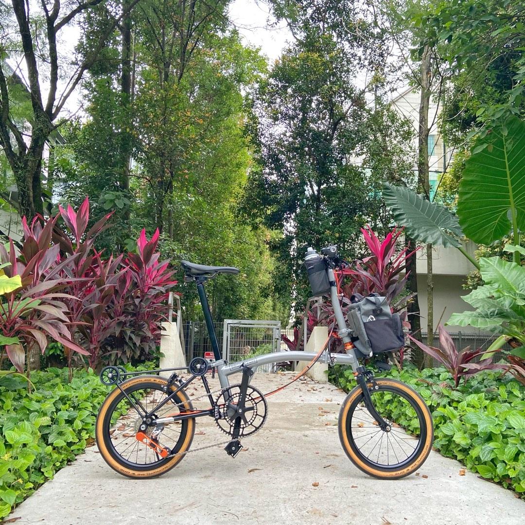 DCCH Rear Derailleur 7 Speed RD Tensioner (No Shifter) for Brompton External Gear, Sports ...