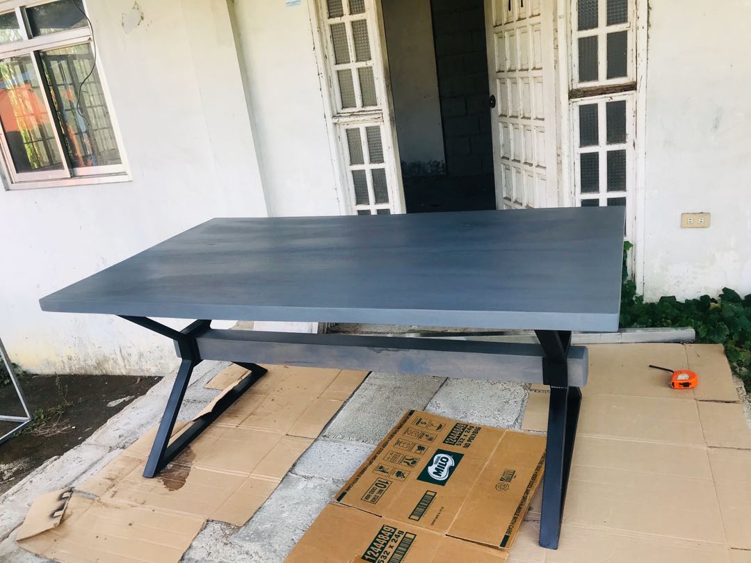 Dining table 6 seaters 5x3ft or 150x90cm, Furniture & Home Living ...