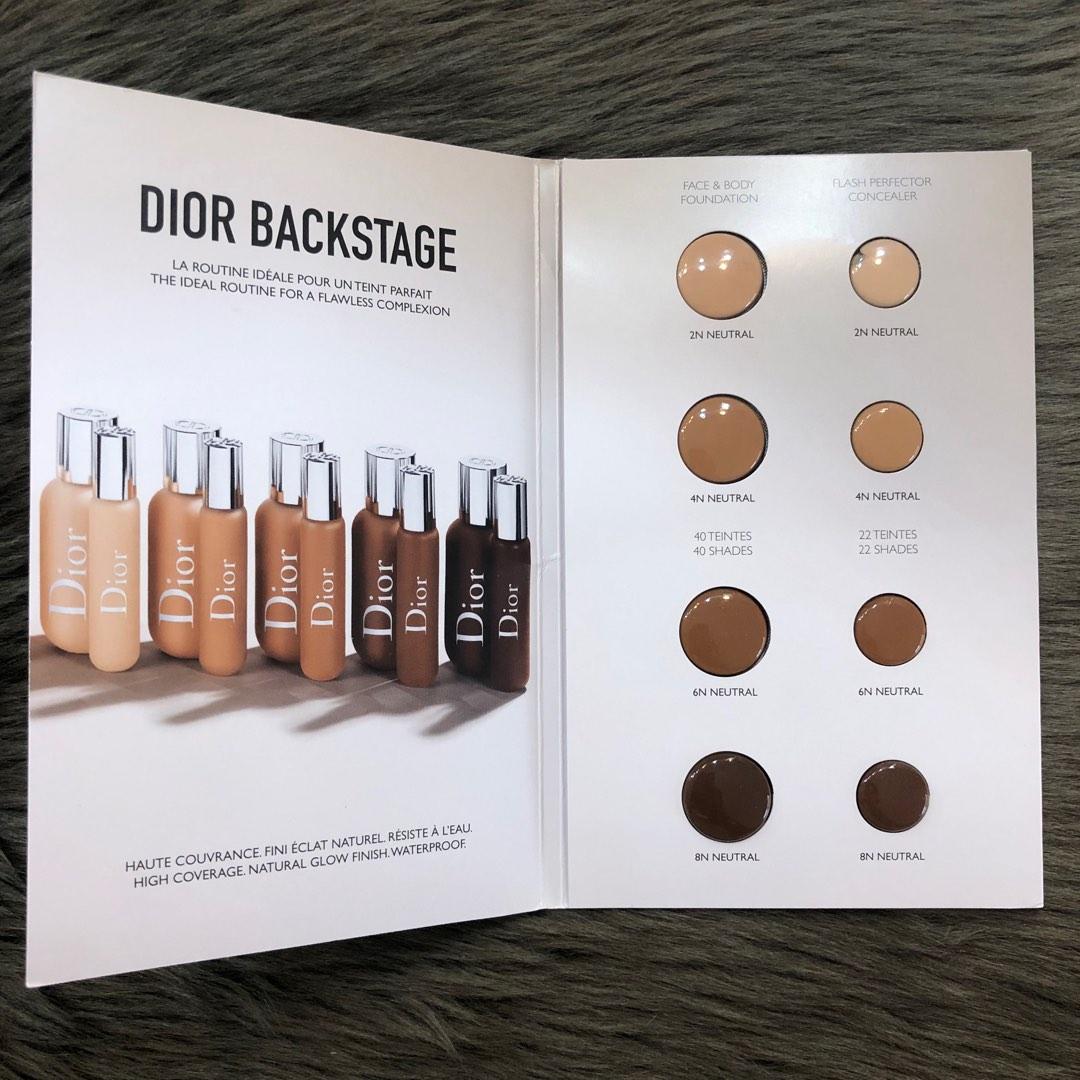 DIOR BACKSTAGE Concealer sampler card, Beauty & Personal Care, Face ...