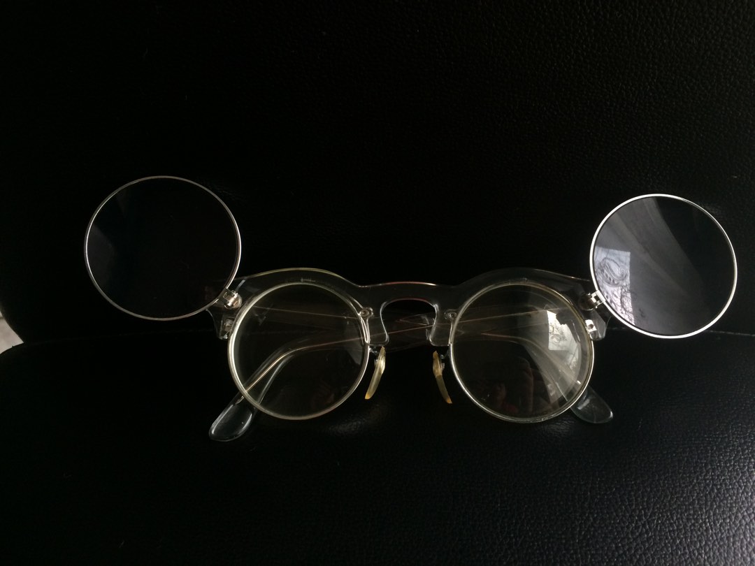 Round Double lens Eyeglass Frame, Women's Fashion, Watches ...