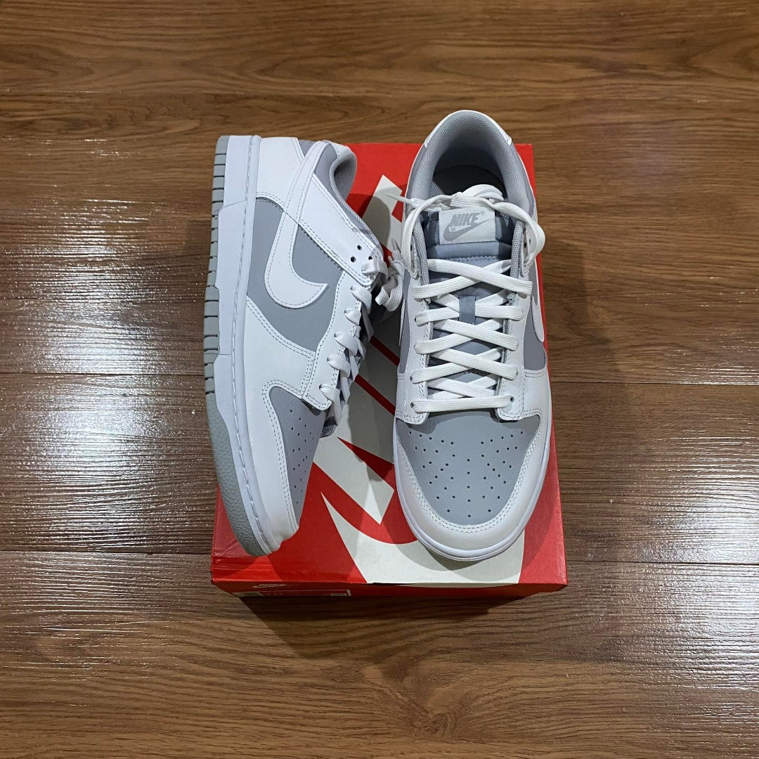 Dunk Low Wolf Grey, Men's Fashion, Footwear, Sneakers on Carousell
