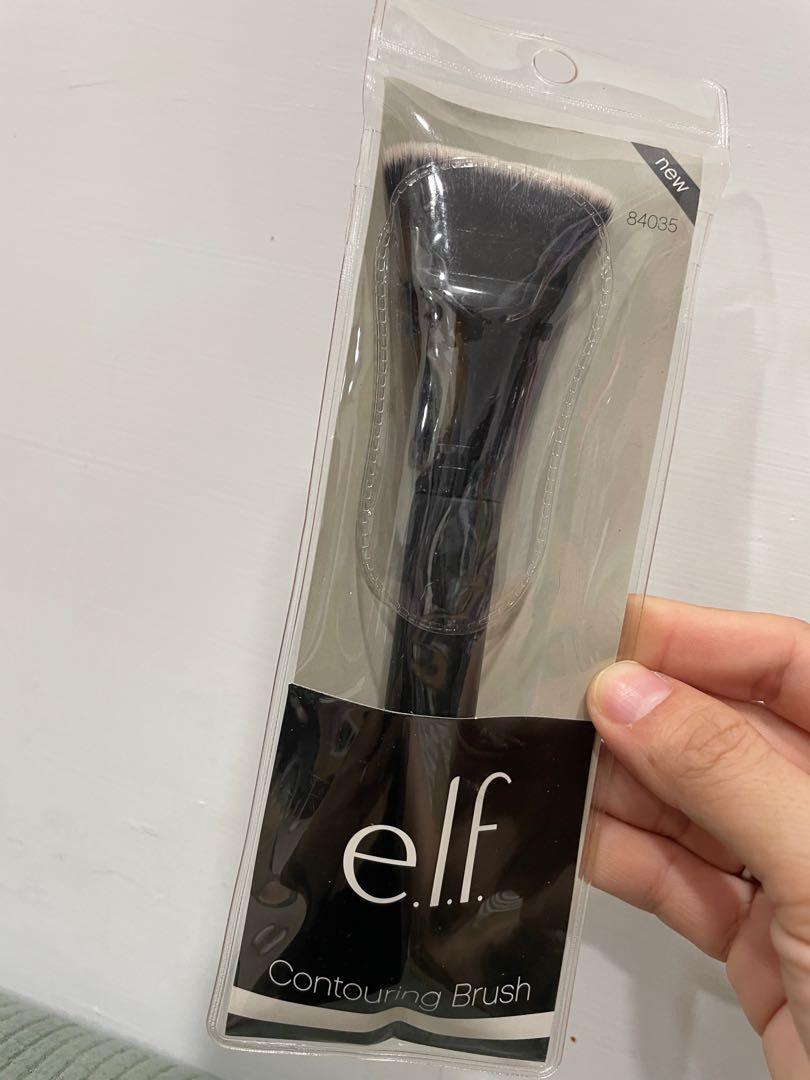 elf 黑桿 studio 平頭修容刷, 美妝保養, 臉部護理, 面部 - 化妝品在旋轉拍賣