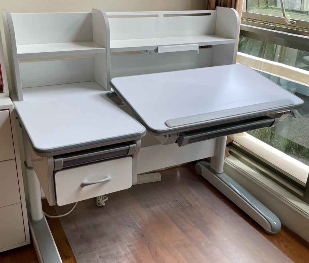 Ergoworks - Impact Ergo-Growing Study Desk Grey (No Chair), Furniture ...