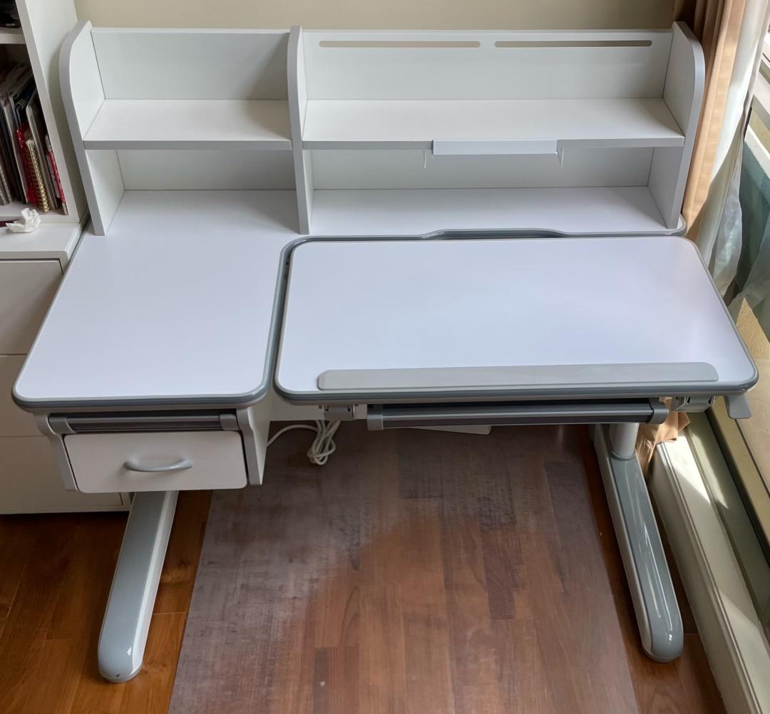 Ergoworks - Impact Ergo-Growing Study Desk Grey (No Chair), Furniture ...