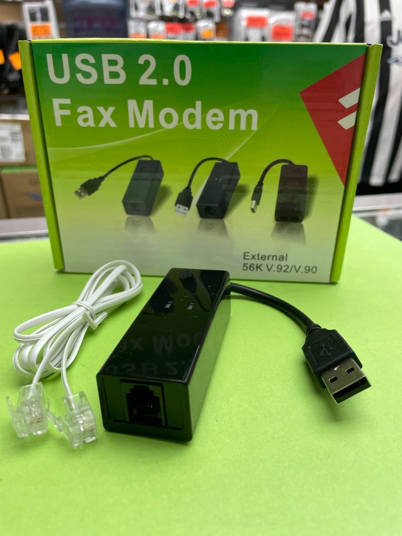 傳真FAX MODEM USB外置介面, 電腦＆科技, 電腦周邊及配件, 電腦線、轉接線及轉換器 - Carousell