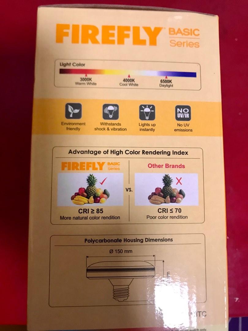 Firefly e27 tricolor ceiling led lamp 18W on Carousell