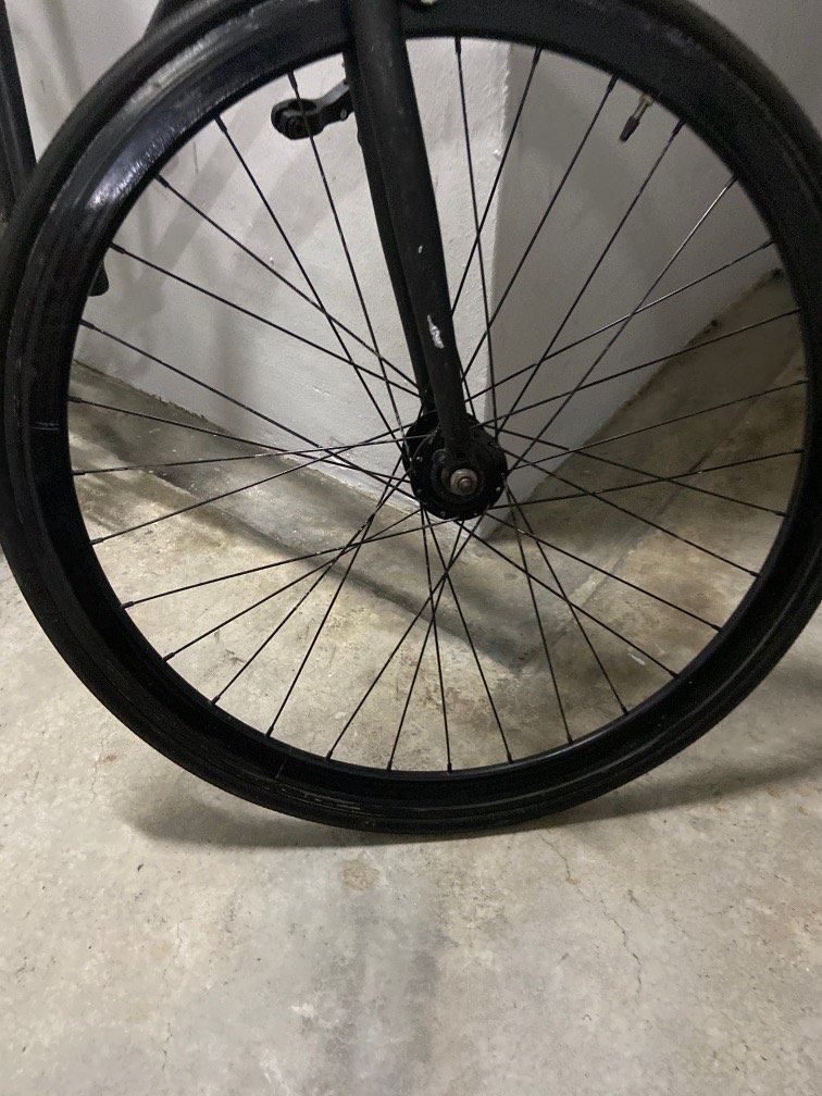 Fixie wheelset laced to quando hubs, Sports Equipment, Bicycles & Parts ...