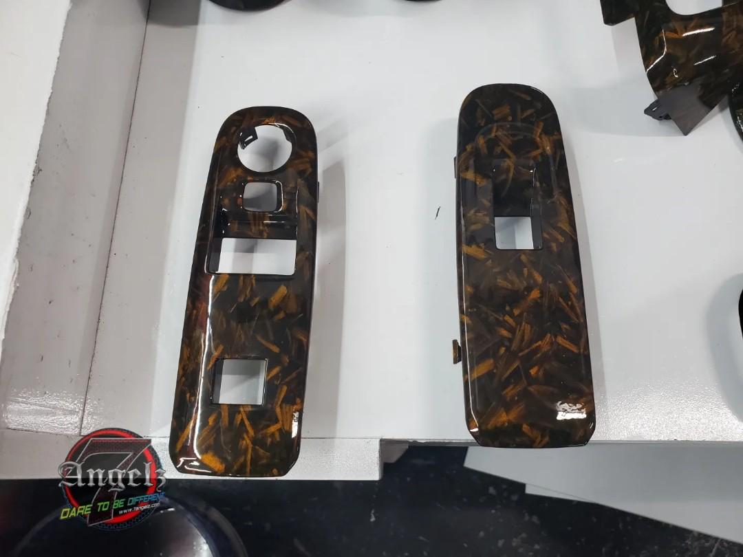 Forged Carbon Hydrographic On Interior Panels, Car Accessories ...