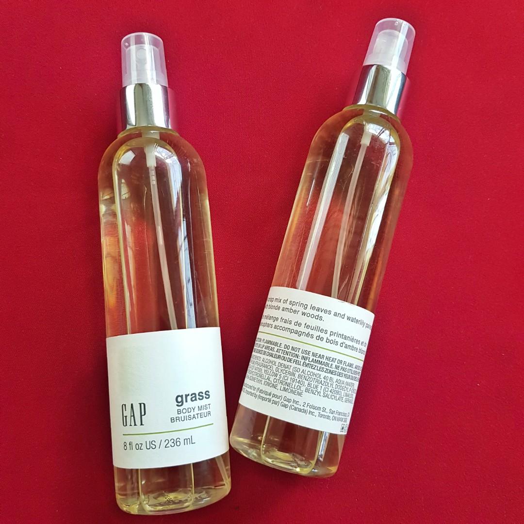 GAP Grass Body Mist 236ml, Beauty & Personal Care, Fragrance ...