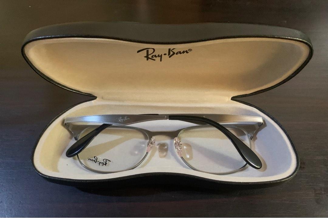 Genuine Rayban Eyeglasses RB6346 Lightweight Frame Titanium Silver ...