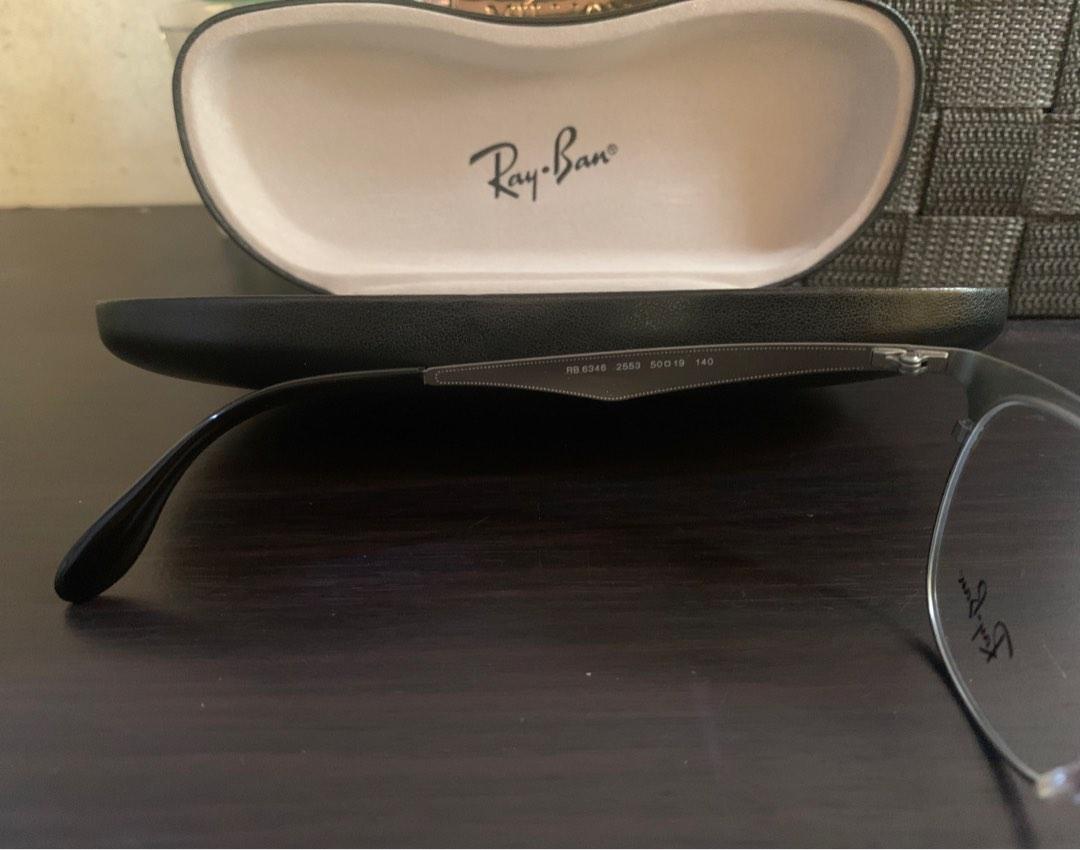 Genuine Rayban Eyeglasses RB6346 Lightweight Frame Titanium Silver ...