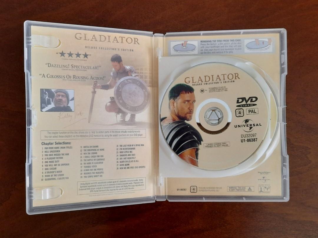 Gladiator (2000 2-DVD Deluxe Collector's Edition), Hobbies & Toys, Music & Media, CDs & DVDs on ...