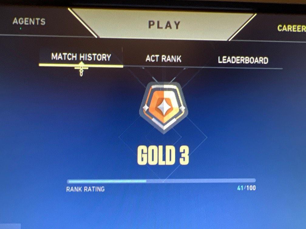 Gold 3 Ranked Currently ALL AGENTS Unlocked Gold Gun Buddy Currently ...