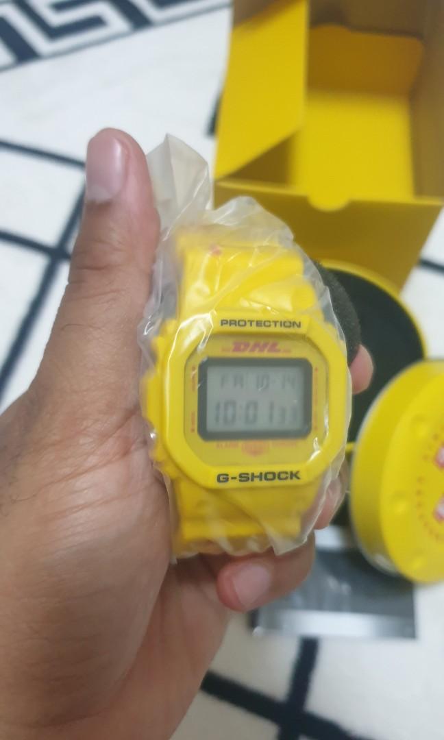 Gshock DHL GA-2000-1A9DR & DW-5600DHL, Luxury, Watches on Carousell