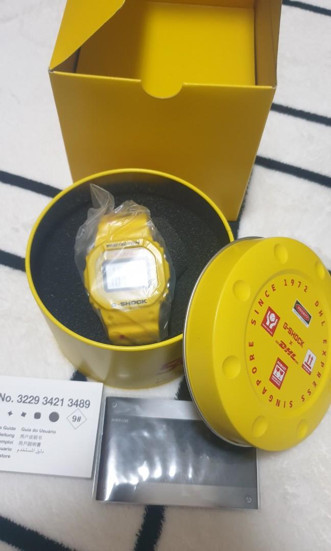 Gshock DHL GA-2000-1A9DR & DW-5600DHL, Luxury, Watches on Carousell