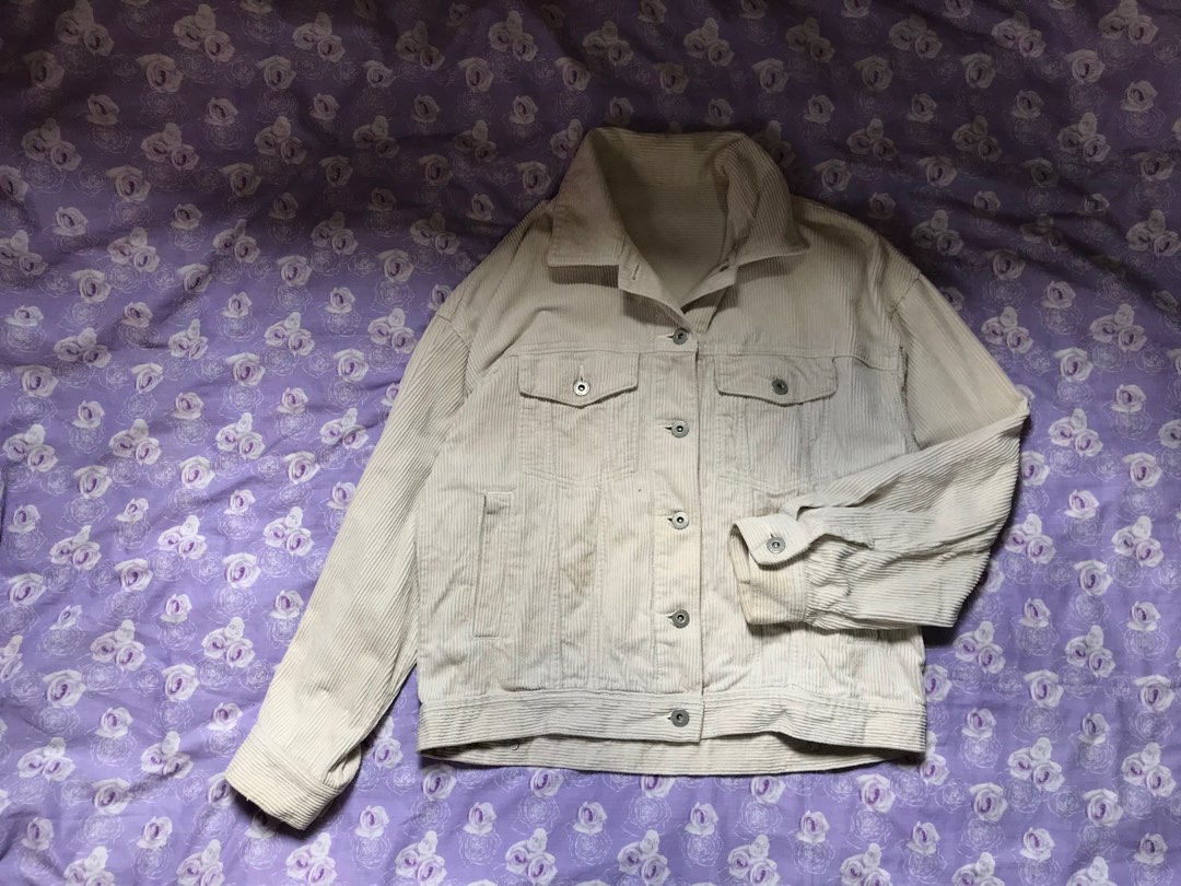 GU CORDUROY JACKET, Women's Fashion, Coats, Jackets and Outerwear on Carousell