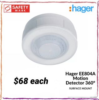 Hager EE804A Surface Mounted 360 Degree Movement Detector., Furniture ...