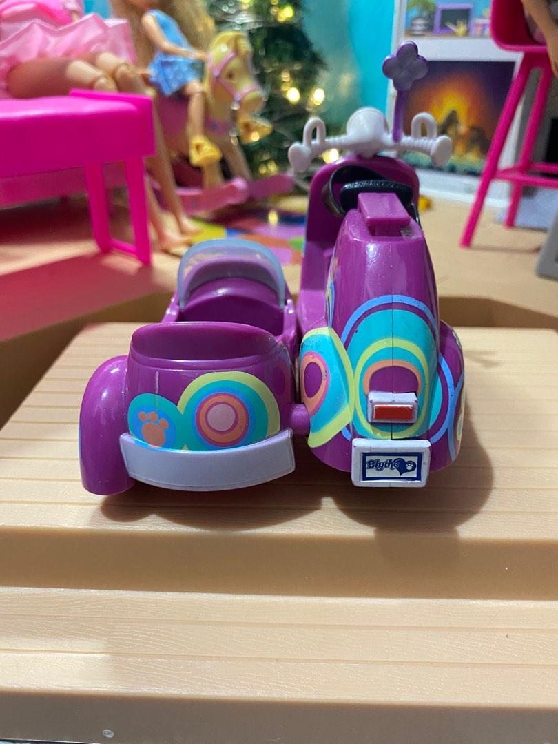 Hasbro LPS Blythe Doll and Purple Scooter with Side Car retro, Hobbies ...