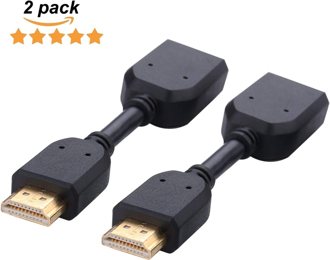 HDMI Extension Cable - iGreely Gold Plated 4" HDMI Male to Female ...