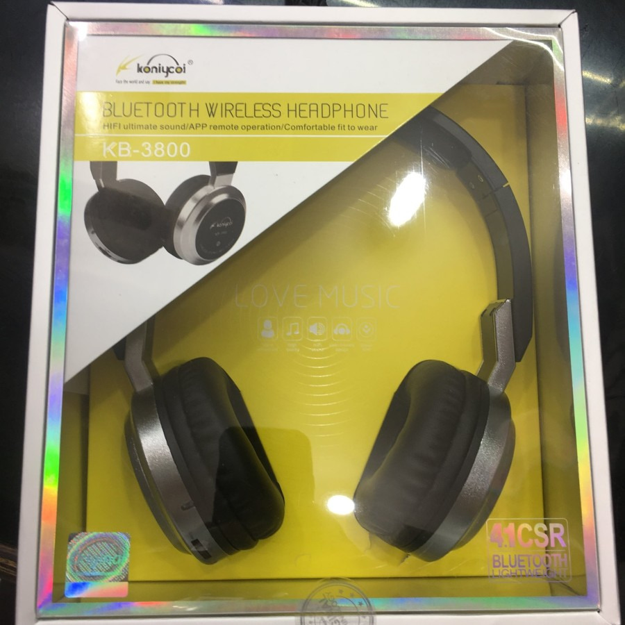 Headset Bluetooth Original Koniycoi KB-3800, Elektronik, Audio di Carousell