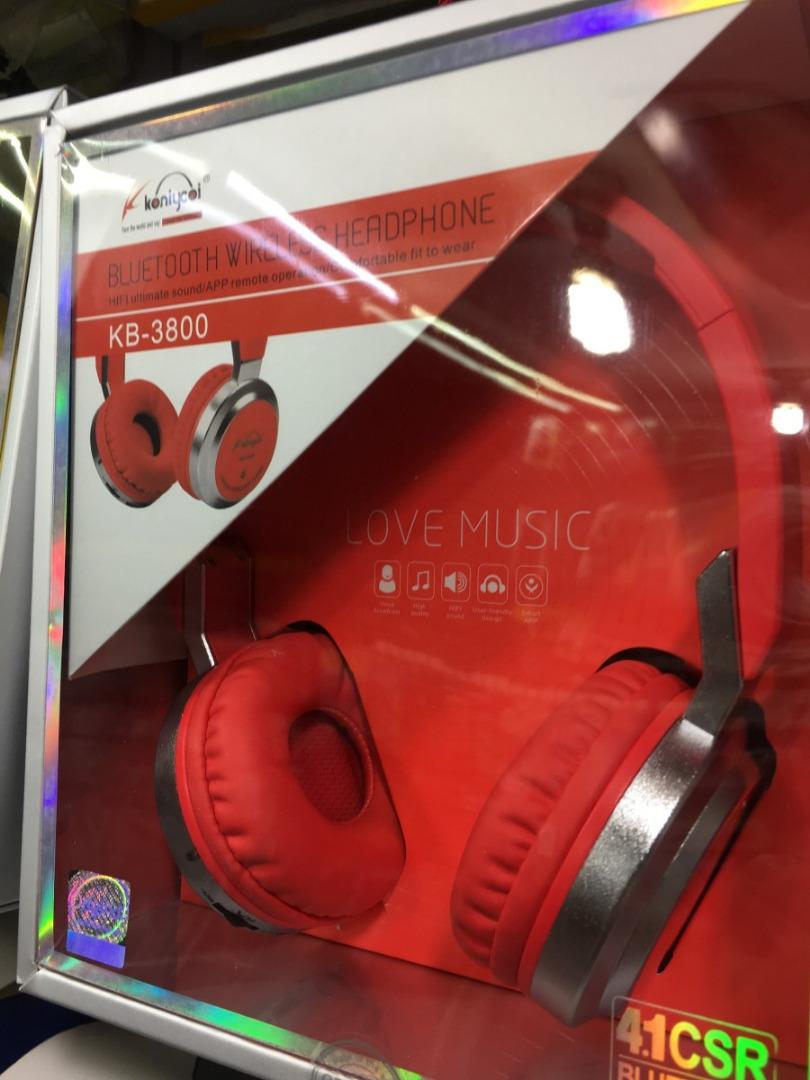 Headset Bluetooth Original Koniycoi KB-3800, Elektronik, Audio di Carousell