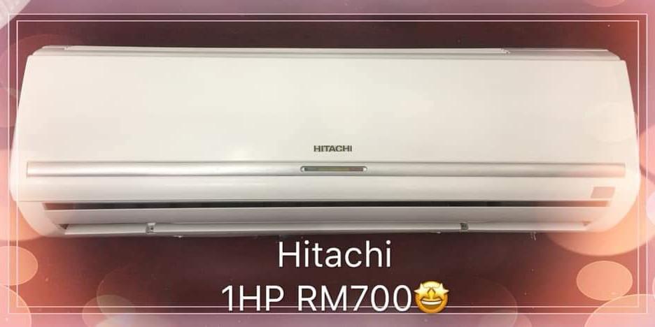 Hitachi 1HP Aircond Ha700, Services, Home Services, Aircon Services on ...