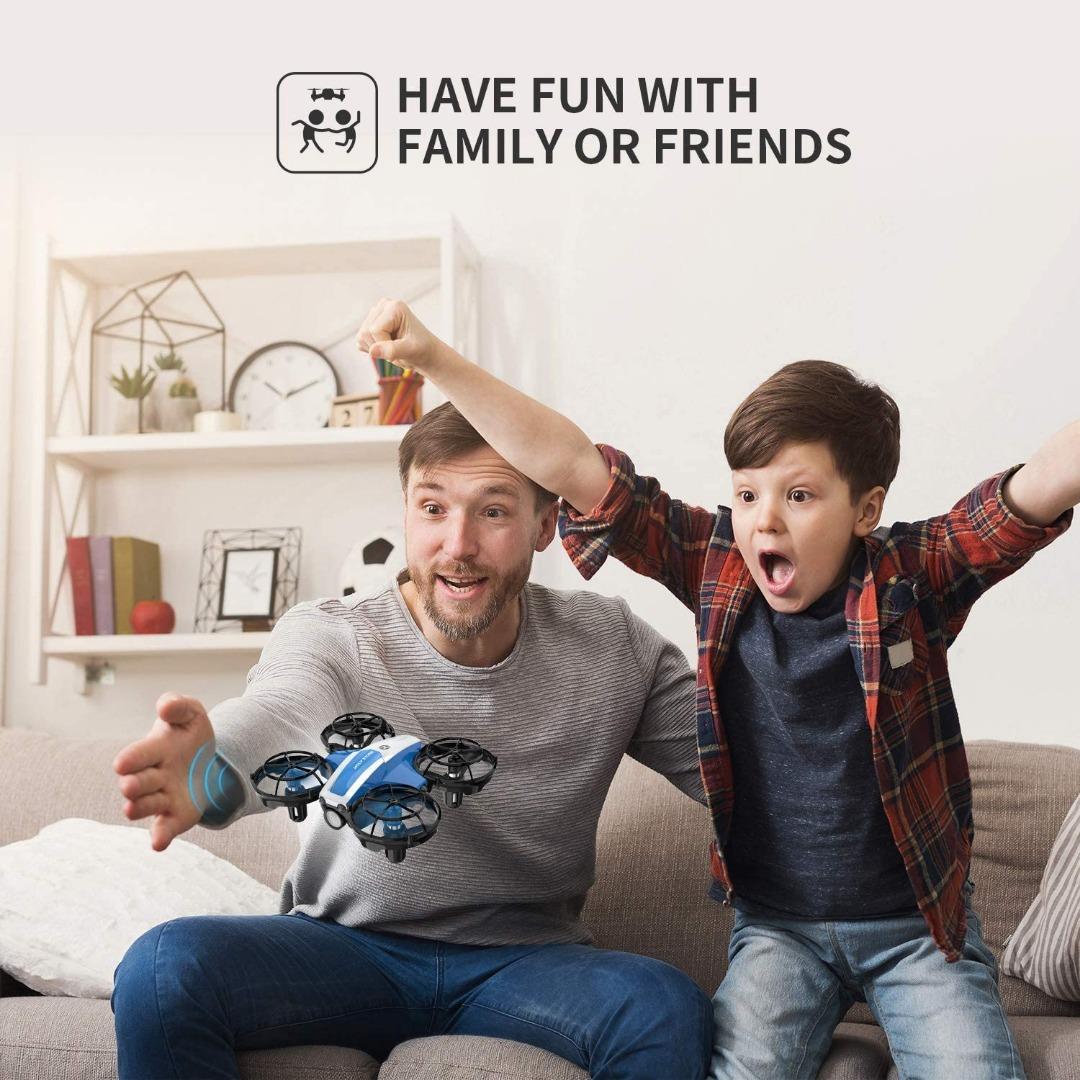 Holyton HS330 Hand Operated Mini Drone for Kids Beginners - Remote ...