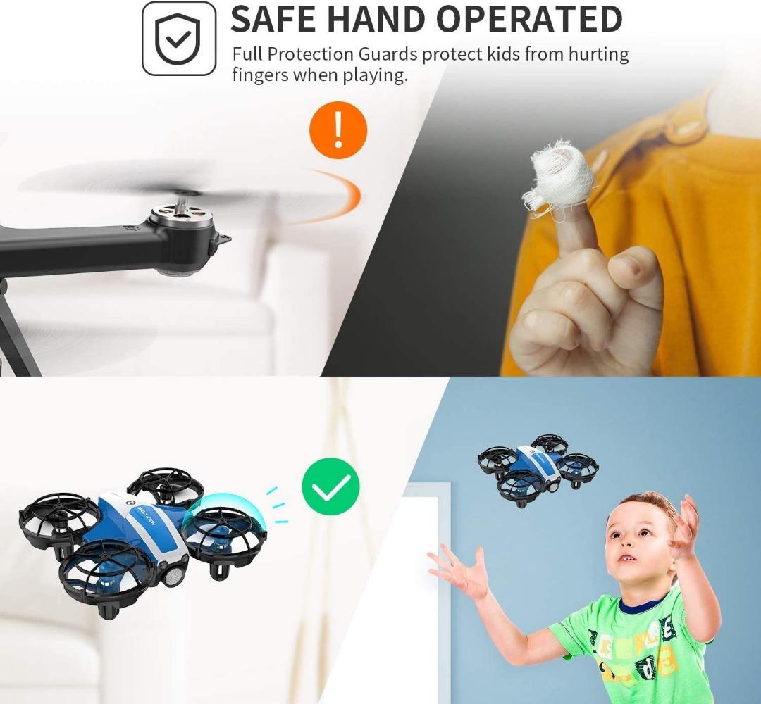 Holyton HS330 Hand Operated Mini Drone for Kids Beginners - Remote ...