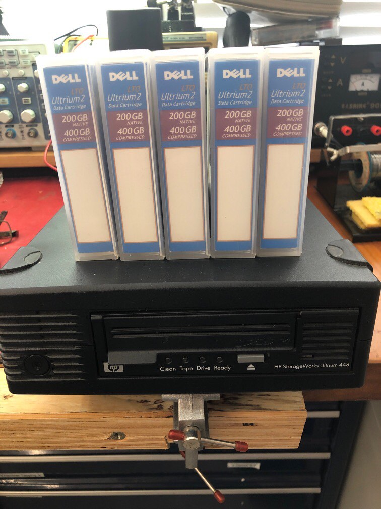 HP Ultrium 2 LTO tape streamer, Computers & Tech, Parts & Accessories ...