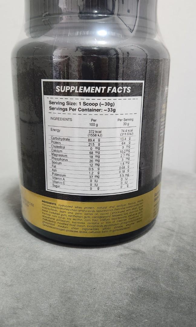 Hydro Whey Protein Fex Nutrition, Health & Nutrition, Health ...
