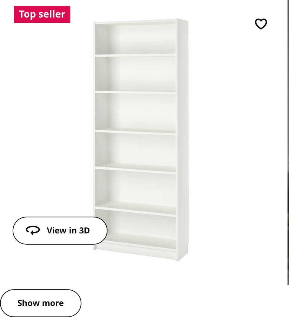Ikea Billy 6 tier shelves, Furniture & Home Living, Furniture, Shelves ...