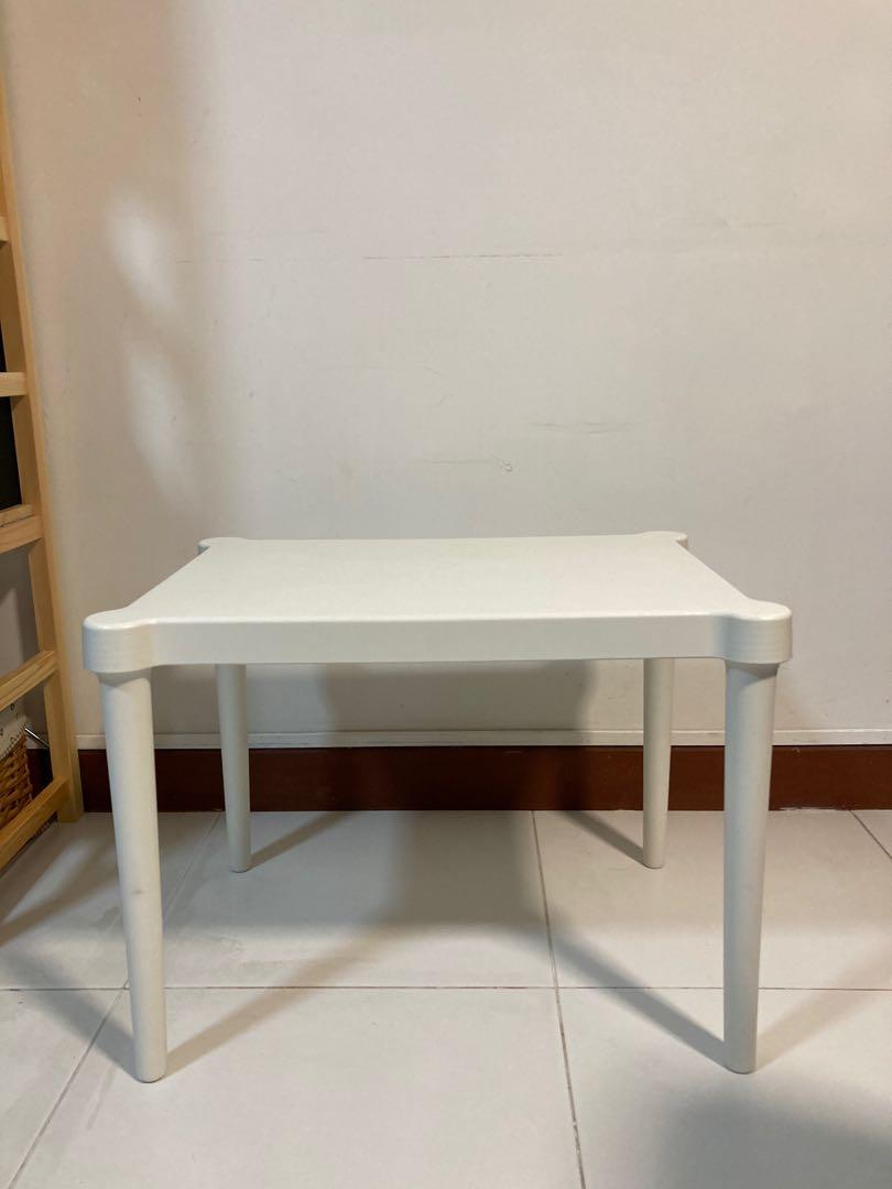 Ikea Utter white children’s table, Babies & Kids, Baby Nursery & Kids ...
