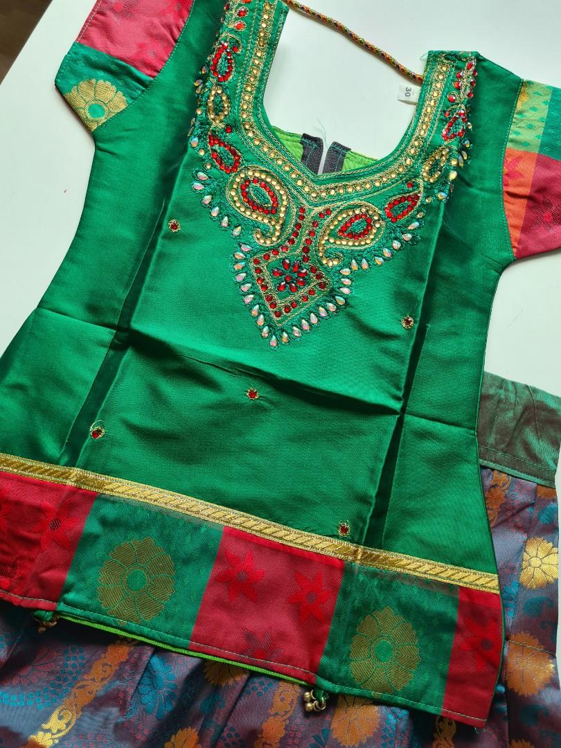 Indian costume Deepavali Saree Kids, Babies & Kids, Babies & Kids ...