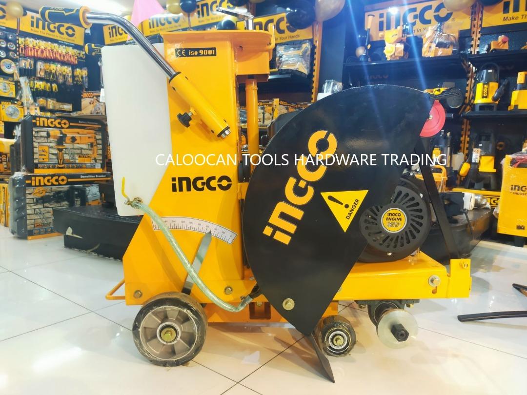 INGCO Gasoline Floor Saw Model: GSF16-2 (13HP), Commercial & Industrial, Construction Tools ...